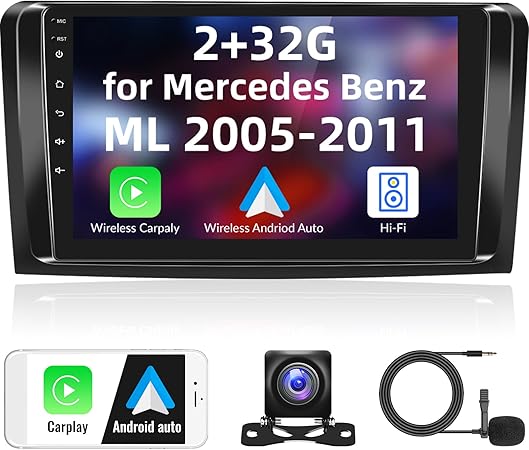 Amazon.com: 2+32G Android Stereo for Mercedes Benz ML GL ML350 GL320 ...