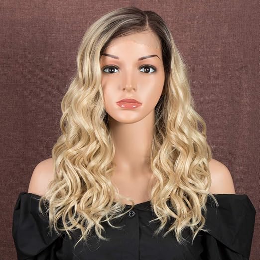Style Icon Parrucca frontale in pizzo per donne bianche 45,7 cm Ombre ...