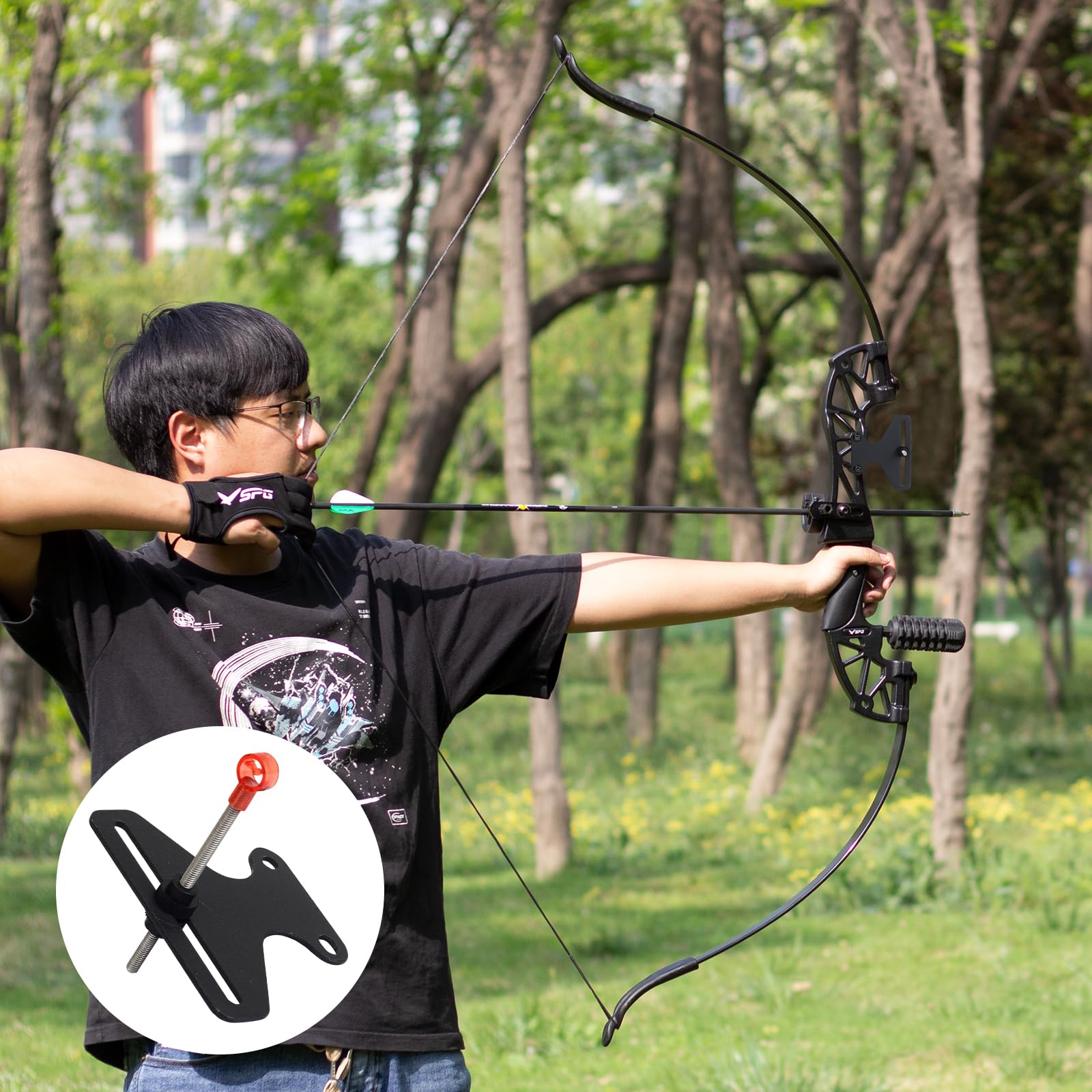 Snapklik.com : Recurve Bow Sight For Beginner - Archery Recurve Simple ...