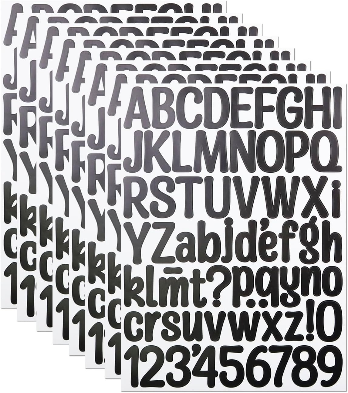 Amazon.com: 1.5 Inch Letter Stickers, 552 Pieces Alphabet Number Symbol ...
