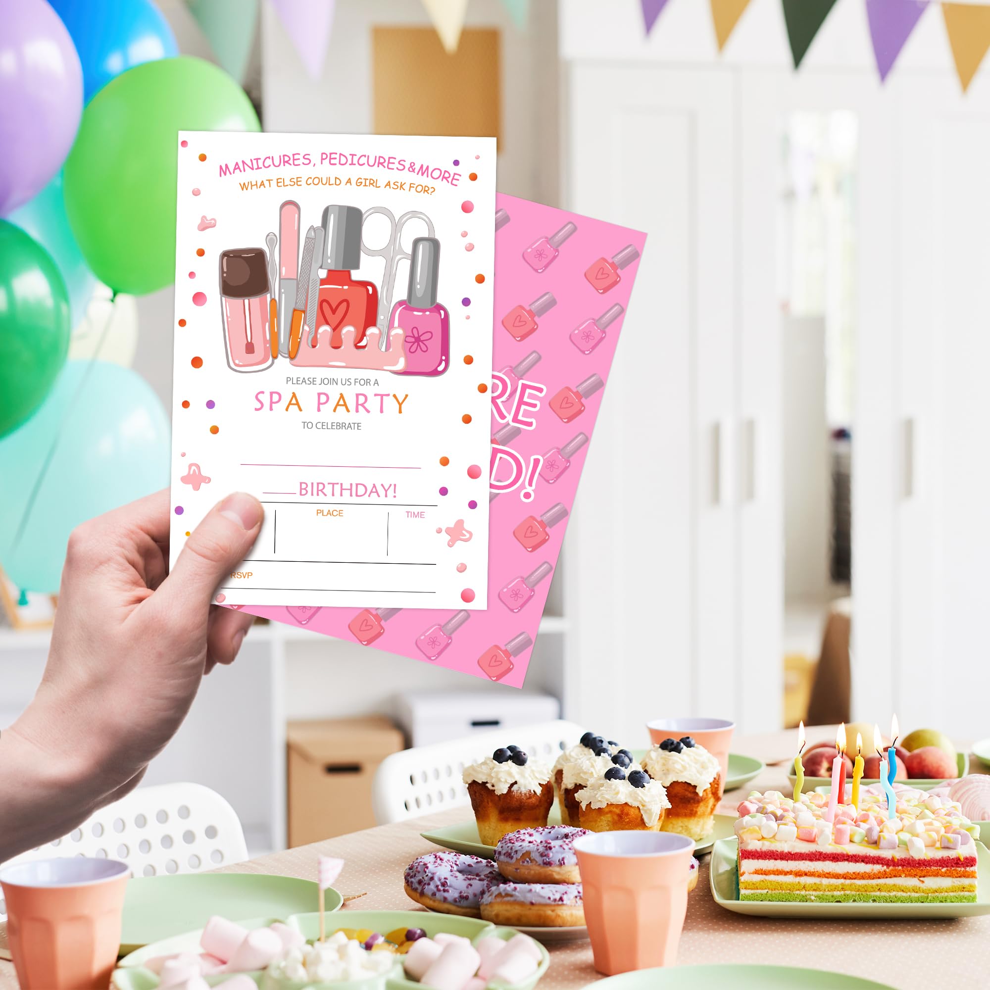 Pedicure Party Invitations