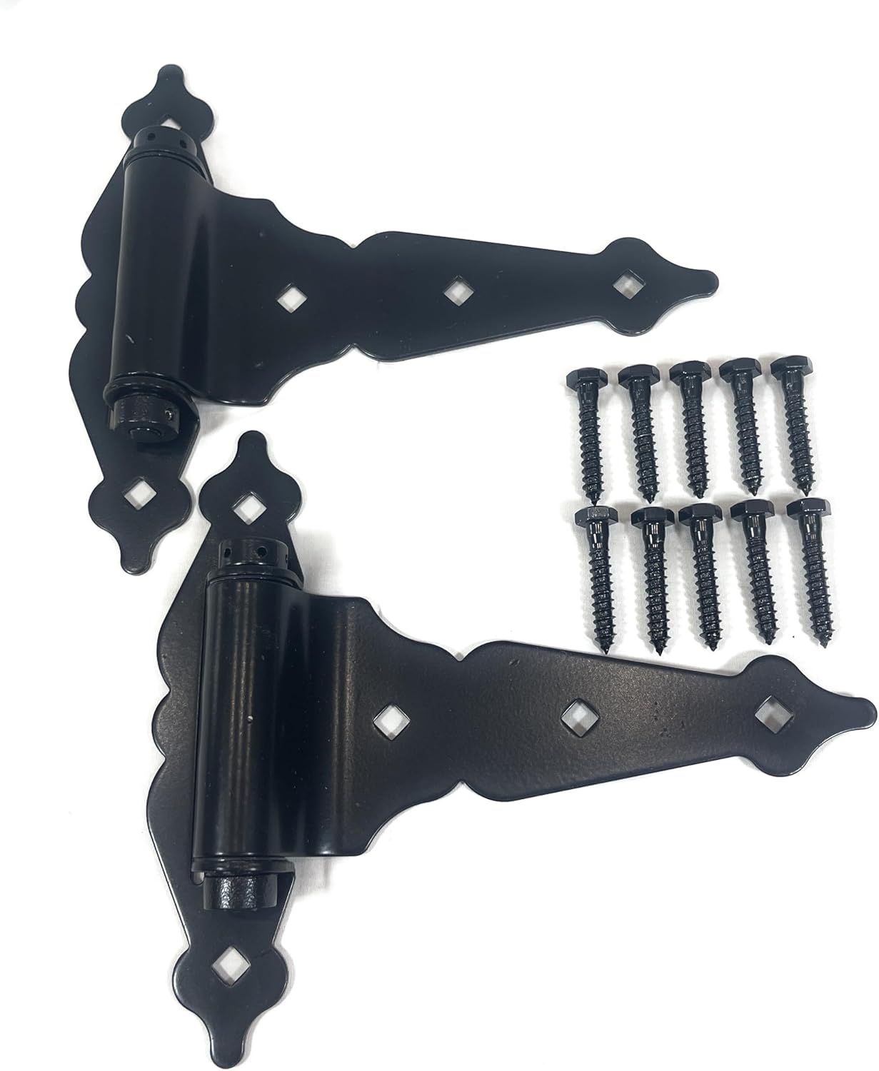 Amazon.com: Kiavetta Self-Closing Gate Hinges – Heavy‑Duty Spring ...