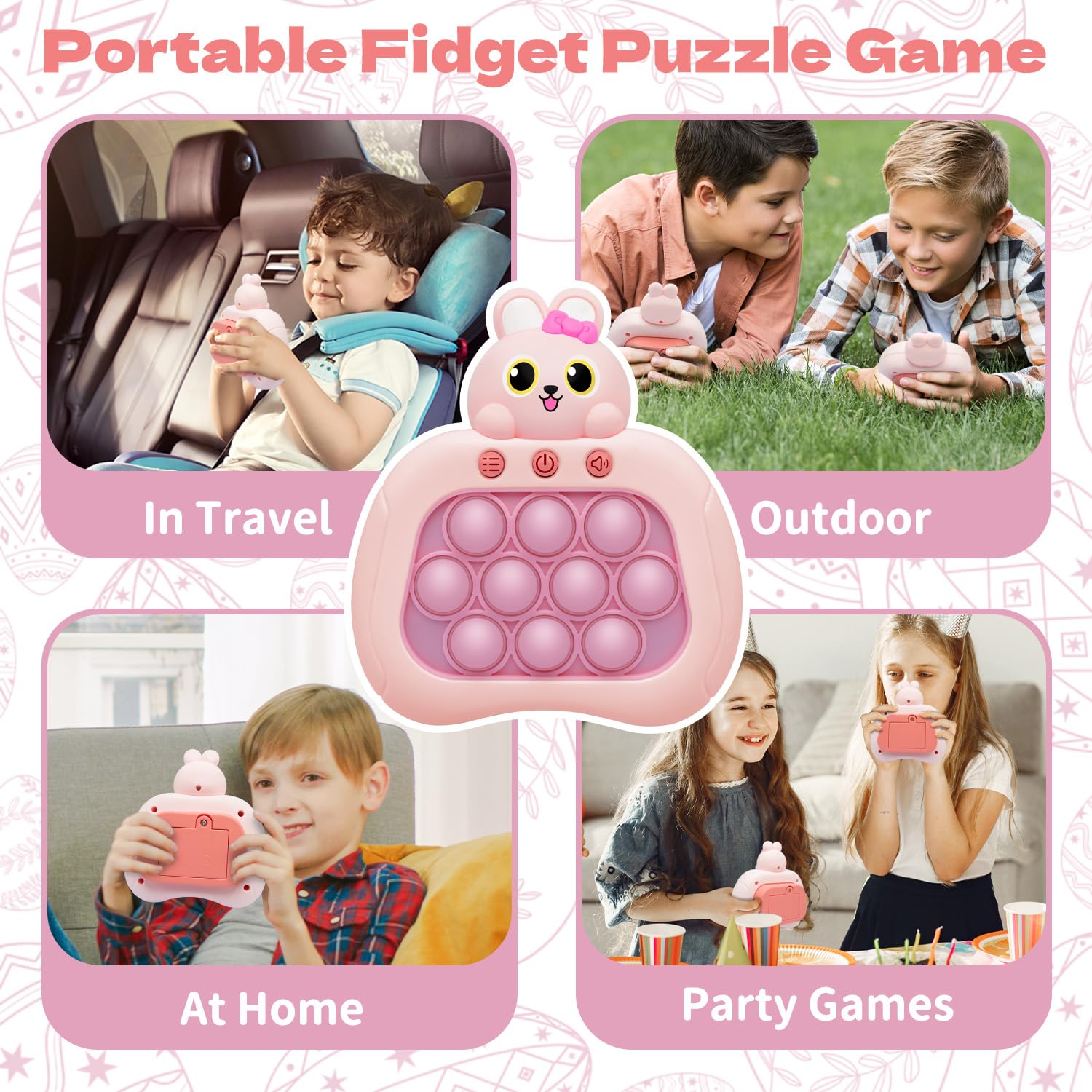 Snapklik.com : Quick Push Pop Fidget Game Toys For Christmas, Santa ...