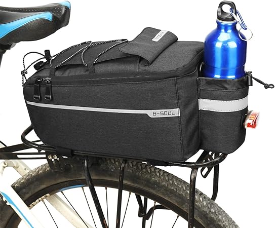 Amazon.com : Bicycle Bag Bike Rear Rack Bag Package Bicycle Shelf ...