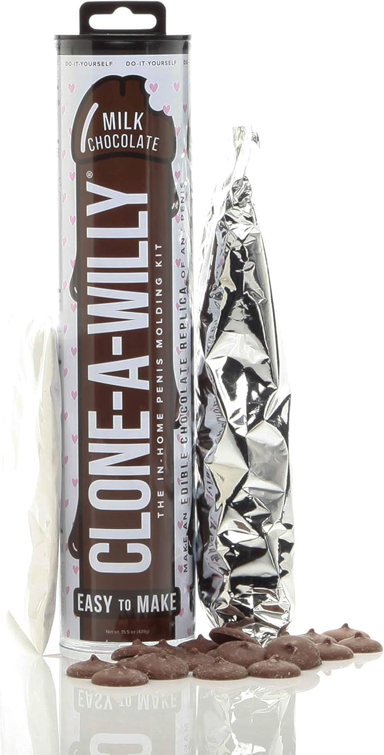 Clone-A-Willy Realistic Edible Silicone Penis Moulding Kit, Chocolate ...