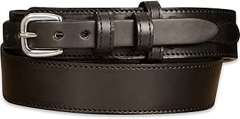 Bullhide Belts Mens Leather Ranger Belt, Heavy-Duty, Genuine Full Grain ...