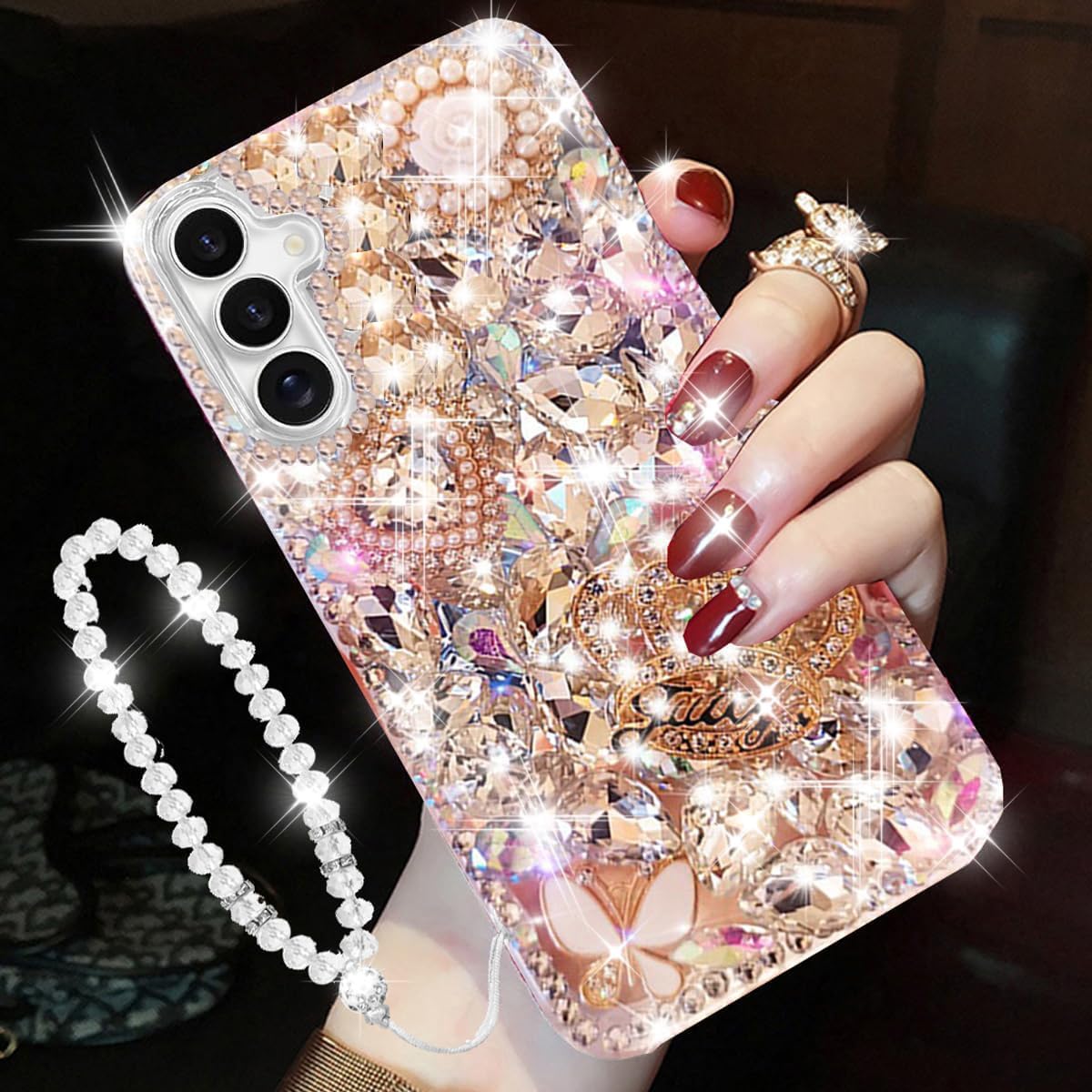 Amazon.com: Changjia for Samsung Galaxy S25 Plus Glitter Bling Case ...