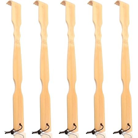 Amazon.com: Renook Bamboo Back Scratcher for Men and Women - 5 Pack ...