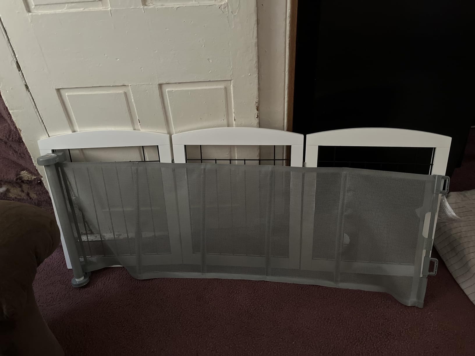 Amazon.com: 20 Inches Tall Retractable Short Pet Gate to Step Over ...