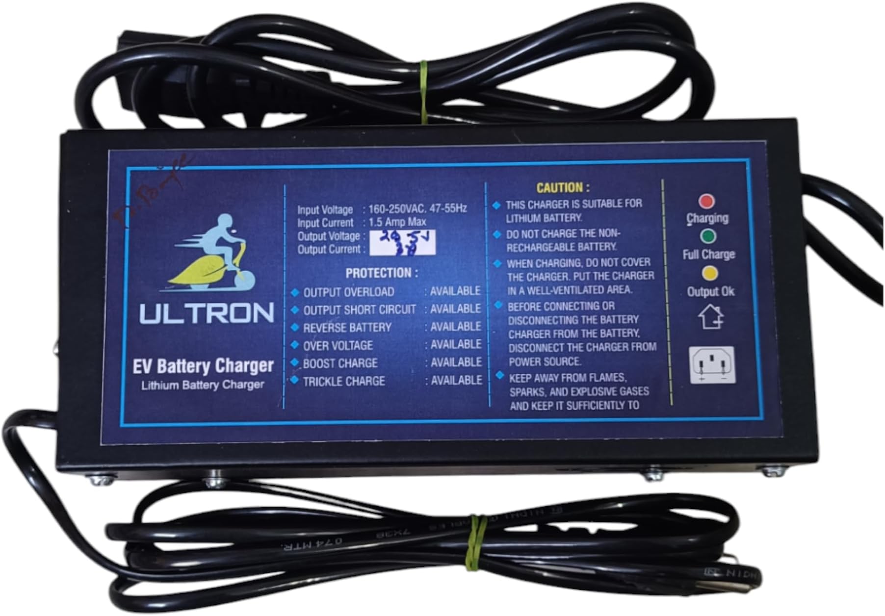 Ultron 24v 3 Amp Lithium-ion Battery Charger (with high Speed Cooling ...