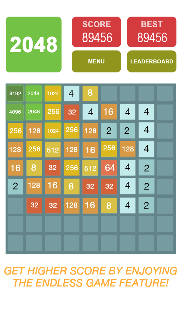 2048 - 9x9 Tile Board without Ads: app su Amazon Appstore