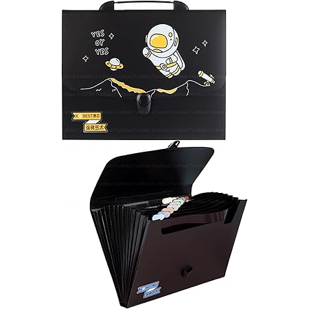 FunBlast Space Theme File Folder with Handle and Push Lock – Space ...