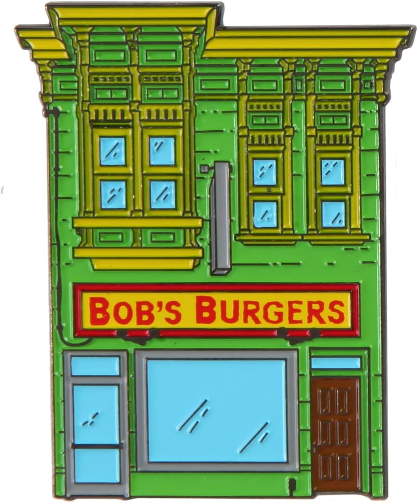 Amazon.com: Bob's Burgers Enamel Pin, Storefront, 1.25" : Clothing ...