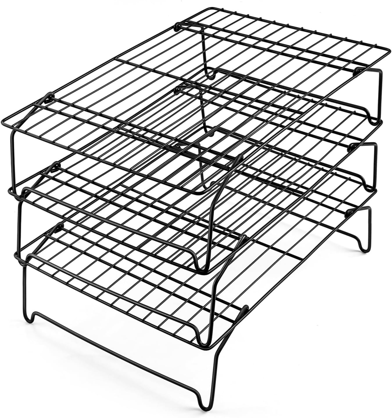 Amazon.com: P&P CHEF 3-Tier Cooling Rack Set, Stackable Stainless Steel ...