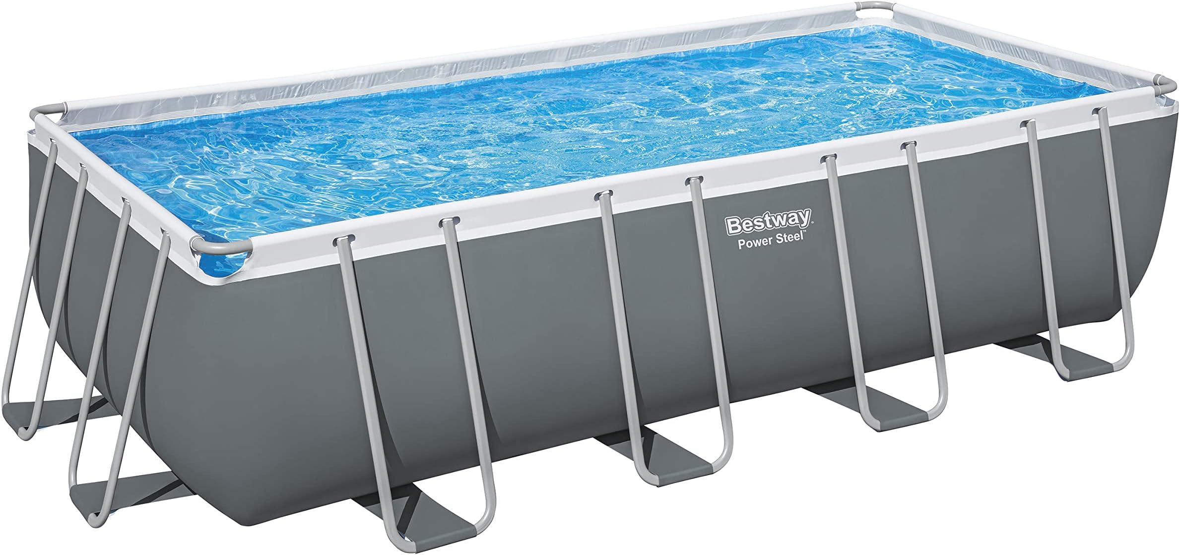 Bestway 18ft Steel Pro Max Above Ground Pool, Rectangular Swimming Pool ...