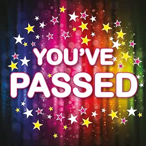Amazon.com: Tracks Publishing S0011 140x140mm You've Passed Card with ...