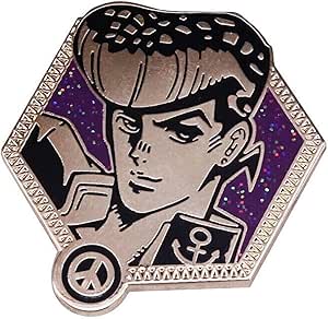 Amazon.com: Josuke Diamond Unbreakable Anime Manga JoJo 1" Enamel Pin ...
