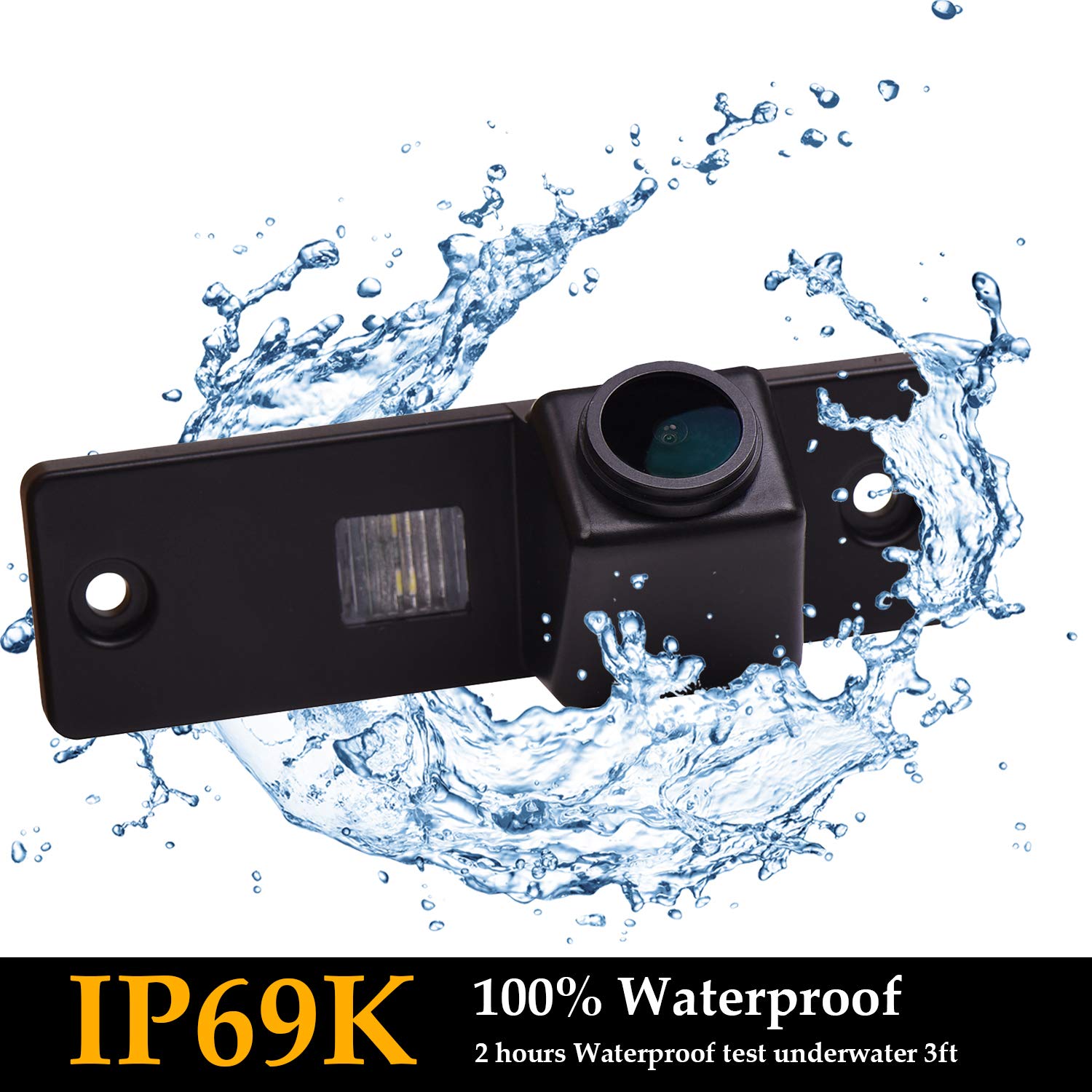 HD 1280x720p Reversing Camera Rear View Backup Camera Waterproof Night ...