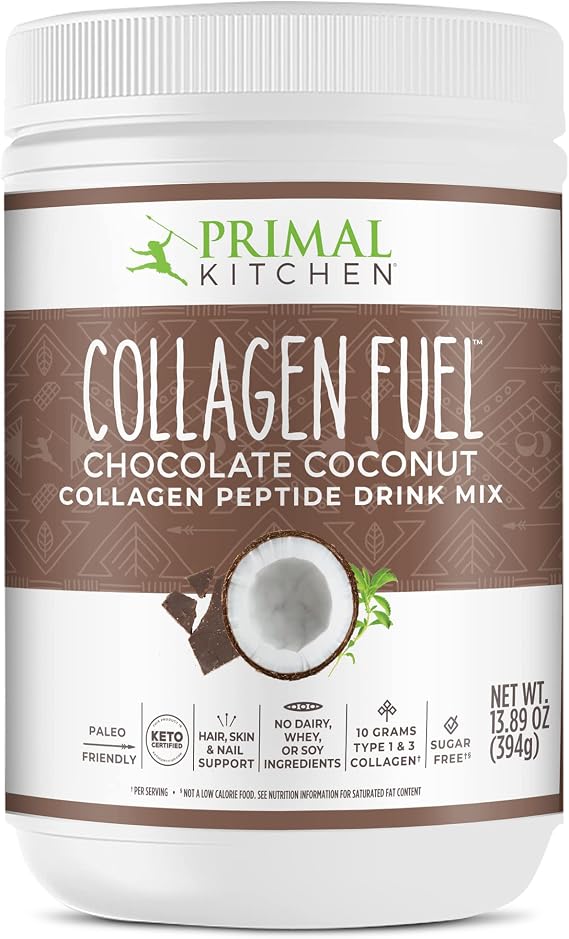 Amazon.com: Primal Kitchen Collagen Fuel Collagen Peptide Drink Mix ...