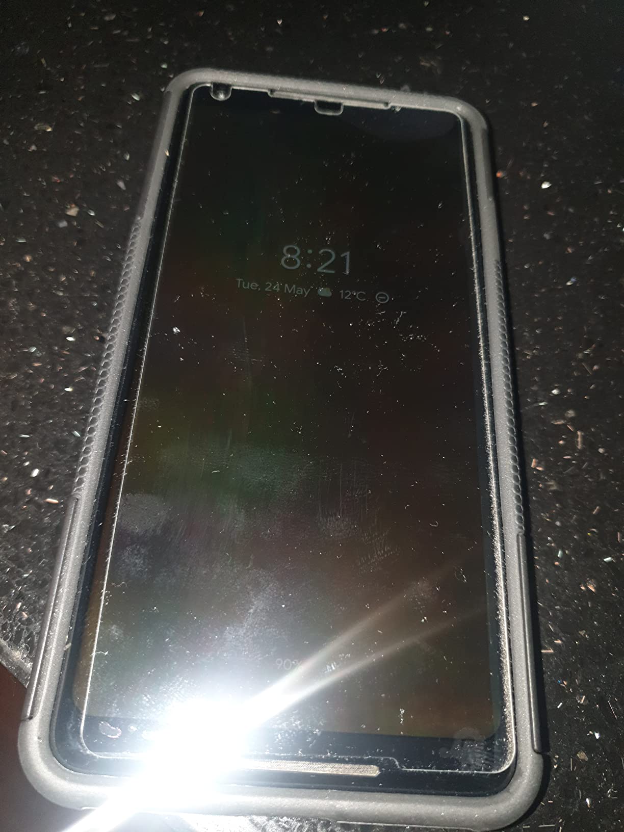 Phone Case for Google Pixel 2XL with Tempered Glass Screen Protector ...