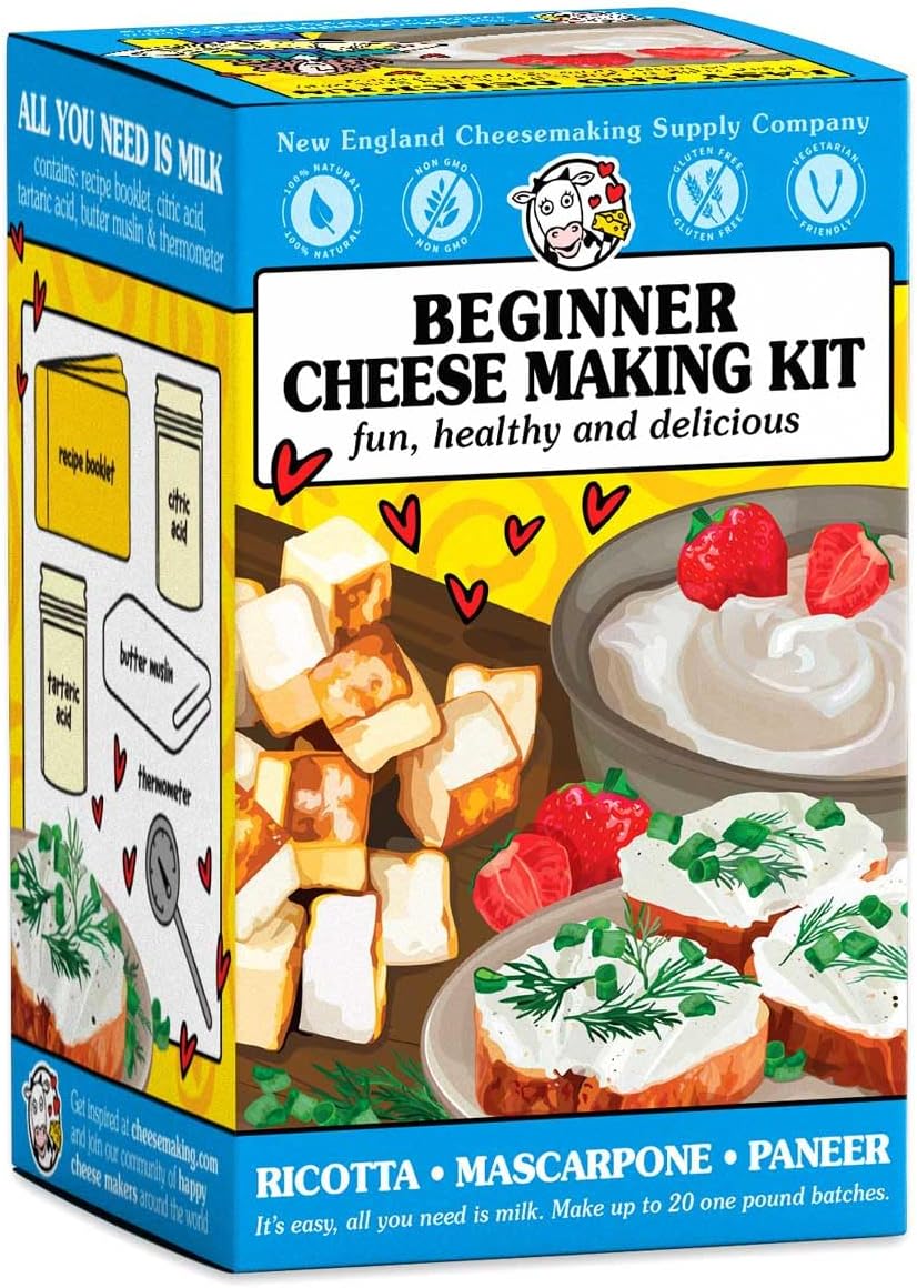 Amazon.com: Mozzarella and Ricotta Cheese Making Kit: Cheese Makers ...