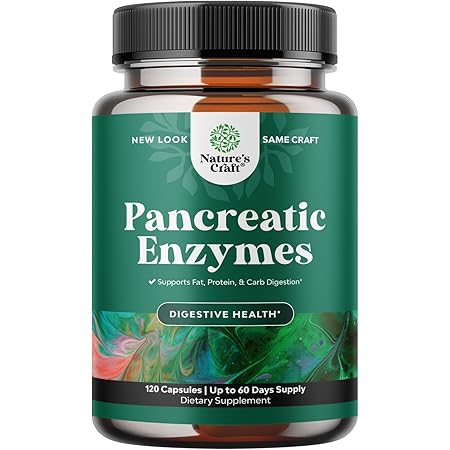 Amazon.com: Pancreatin Digestive Enzymes for Digestive Health ...