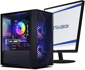 Amazon.com: STGAubron Gaming PC Bundle with 24Inch FHD LED Monitor ...