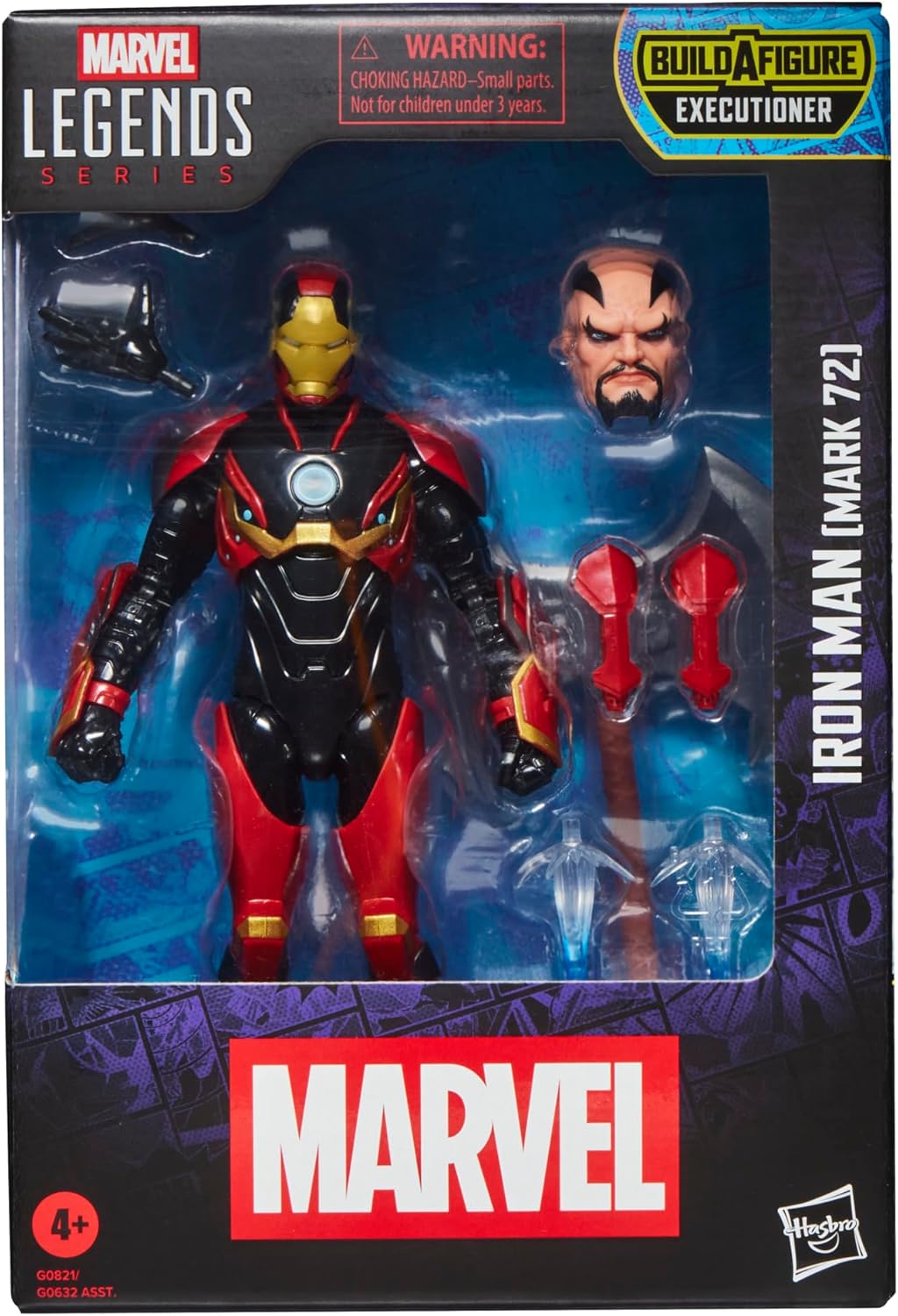 Amazon.com: Marvel Legends Series Iron Man (Mark 72), Iron Man Comics ...