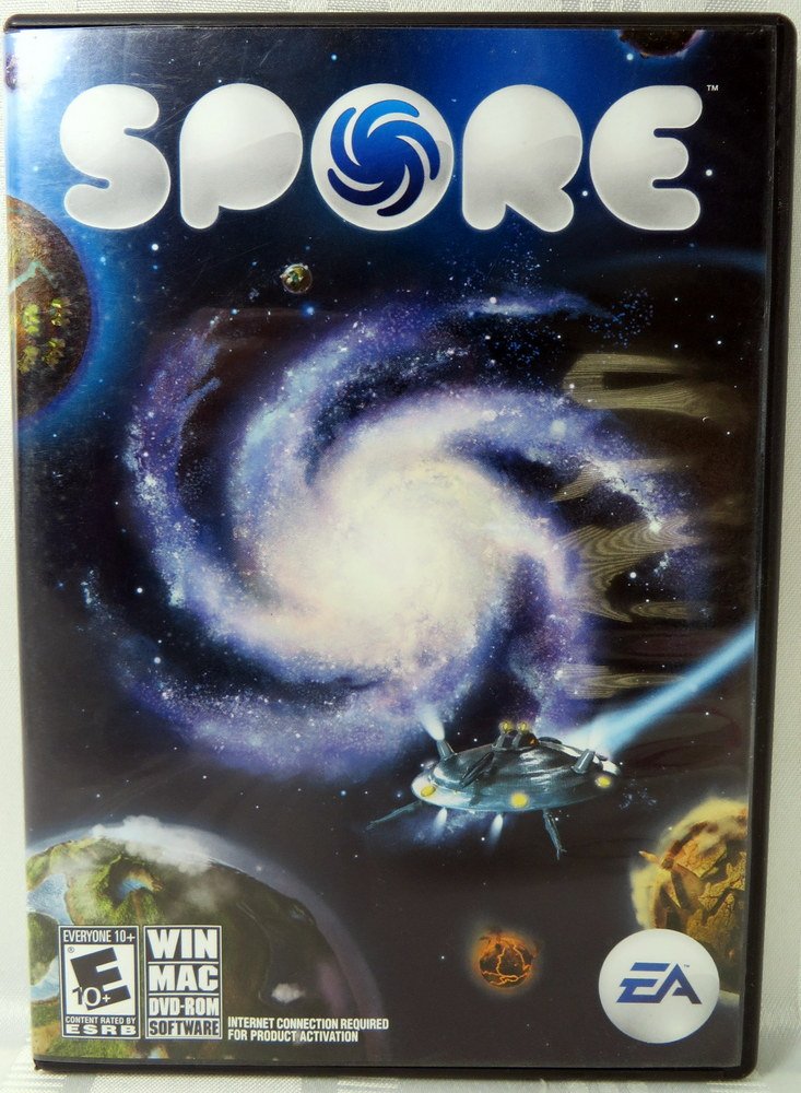 Spore EA 2008 Electronic Arts Original WIN MAC DVD-ROM Software ...