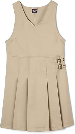 Amazon.com: French Toast Girls Double Buckle Jumper, Khaki, 7: Clothing ...