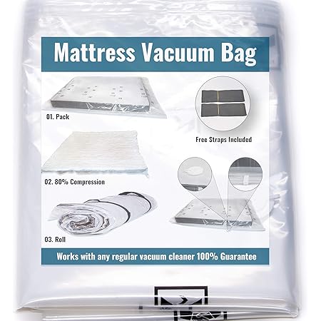 Foam Mattress Vacuum Bag, Sealable Bag for Memory Foam Mattresses ...