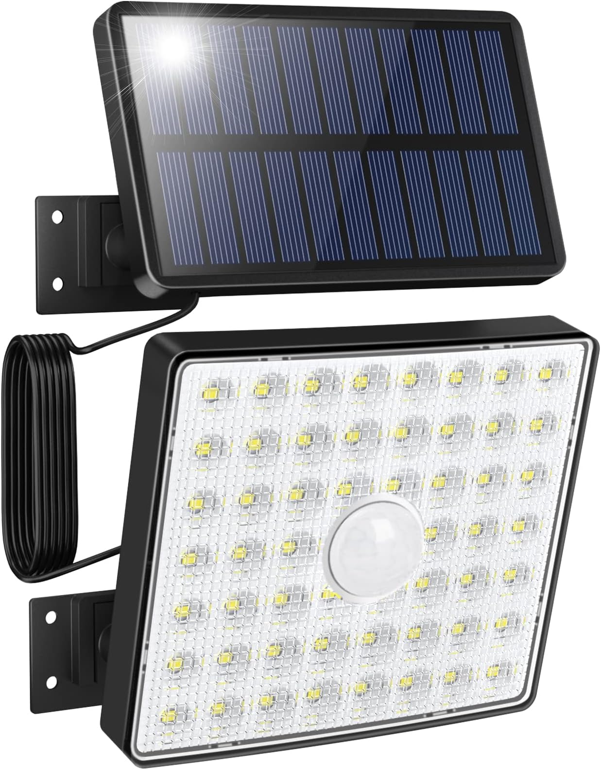 Tailcas Solar Security Lights Outdoor Motion Sensor, 4 Modes Solar ...