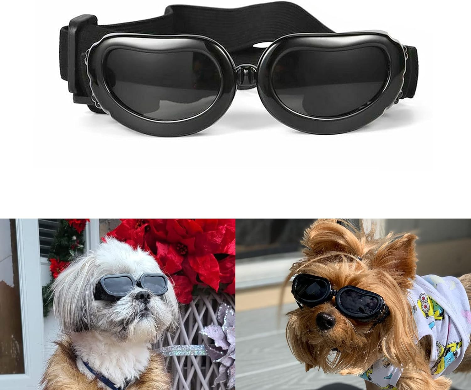 Amazon.com : Dog Sunglasses Small Breed, UV Protection Small Dog ...