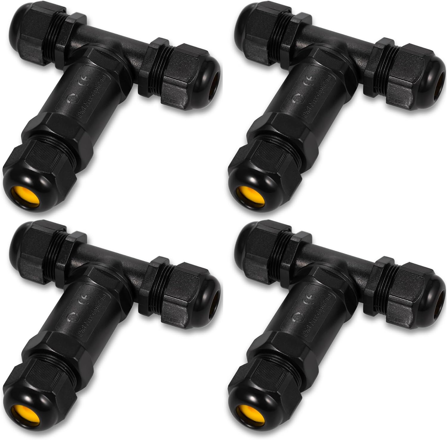 5 Polig Kabelverbindung für Stromkabel Wasserdicht IP68 T ...