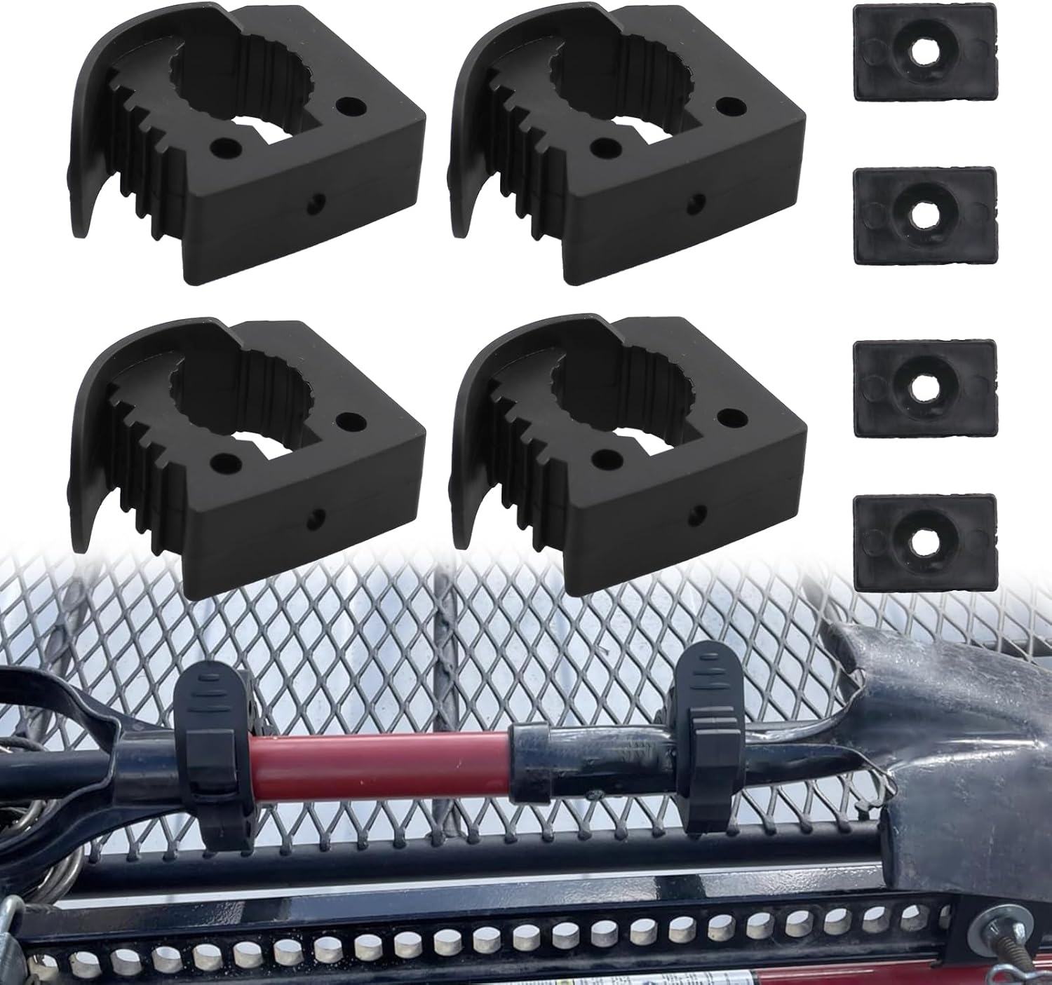 Amazon.com: RYANSTAR RACING Shovel Holder Quick Release Rubber Clamp ...