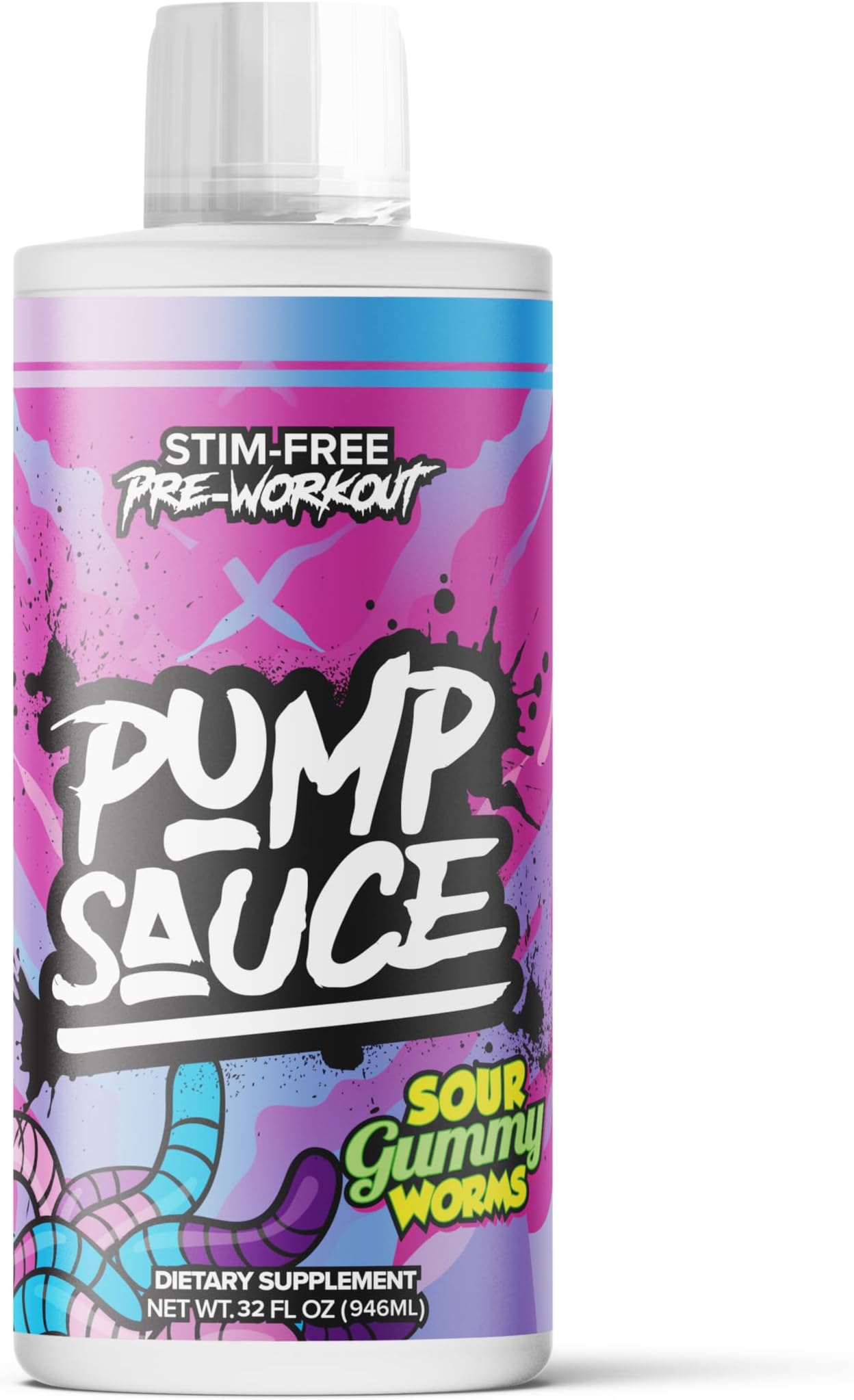 Amazon.com: Pump Sauce Pre-Workout - 32 oz, Clappin Peach Punch, No ...