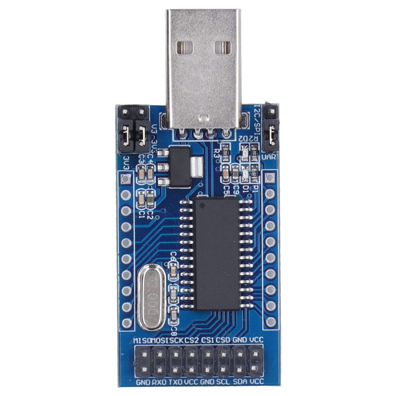 Buy USB Serial Port Adapter, USB to UART IIC SPI TTL ISP EPP MEM USB ...