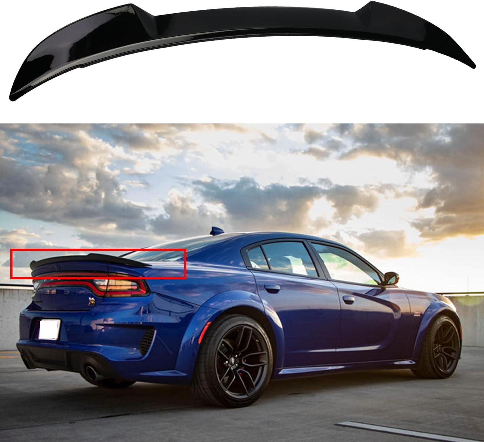 Amazon.com: AOKAILI Rear Spoiler Compatible with 2011-2021 Charger RT ...