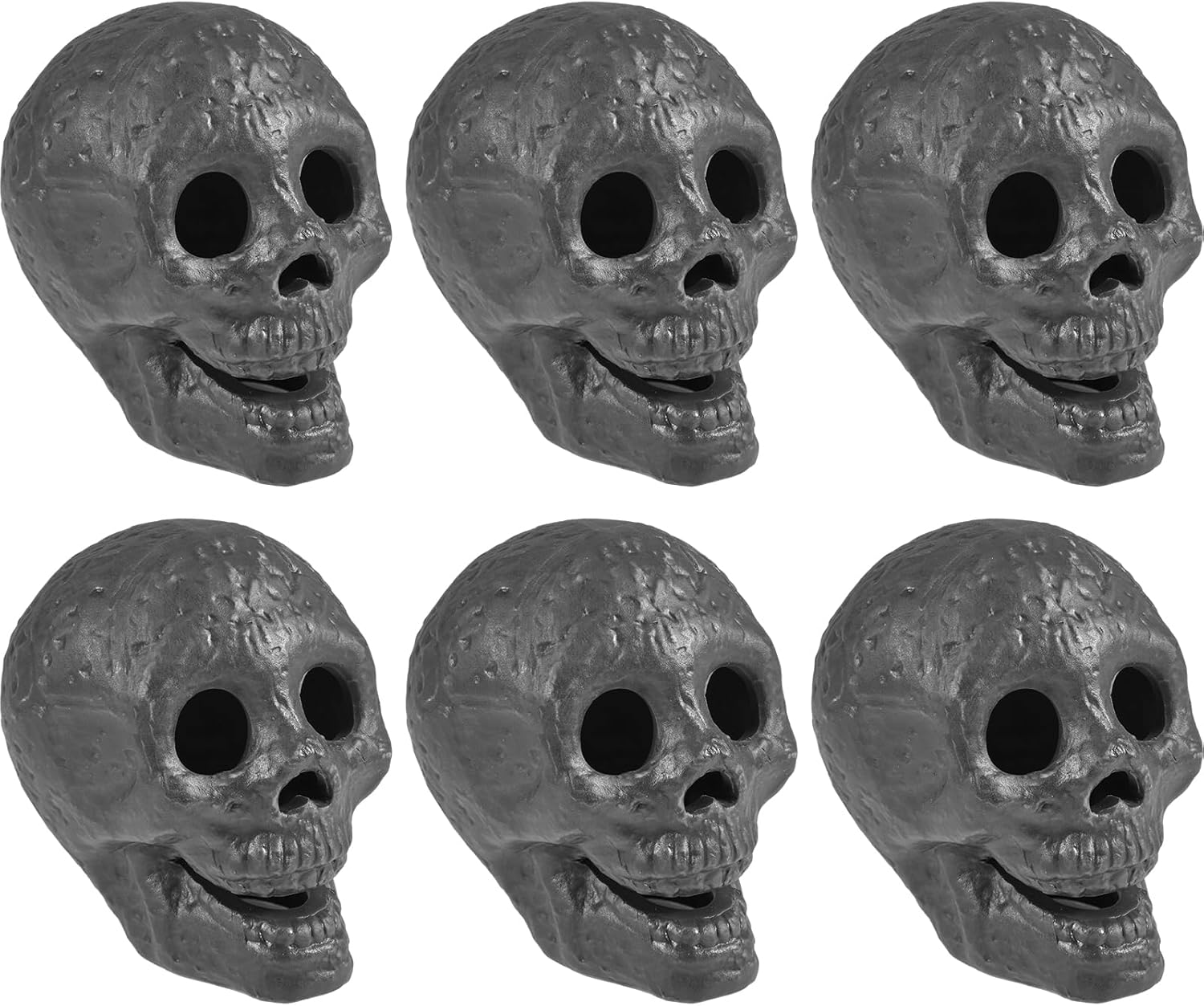 Amazon.com : Libima 6 Pcs Ceramic Fireproof Fire Pit Skull Log for ...