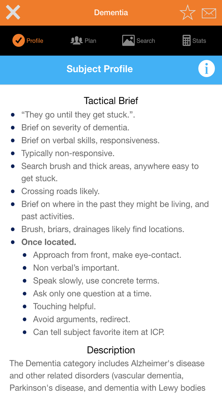 Lost Person Behavior - App on Amazon Appstore