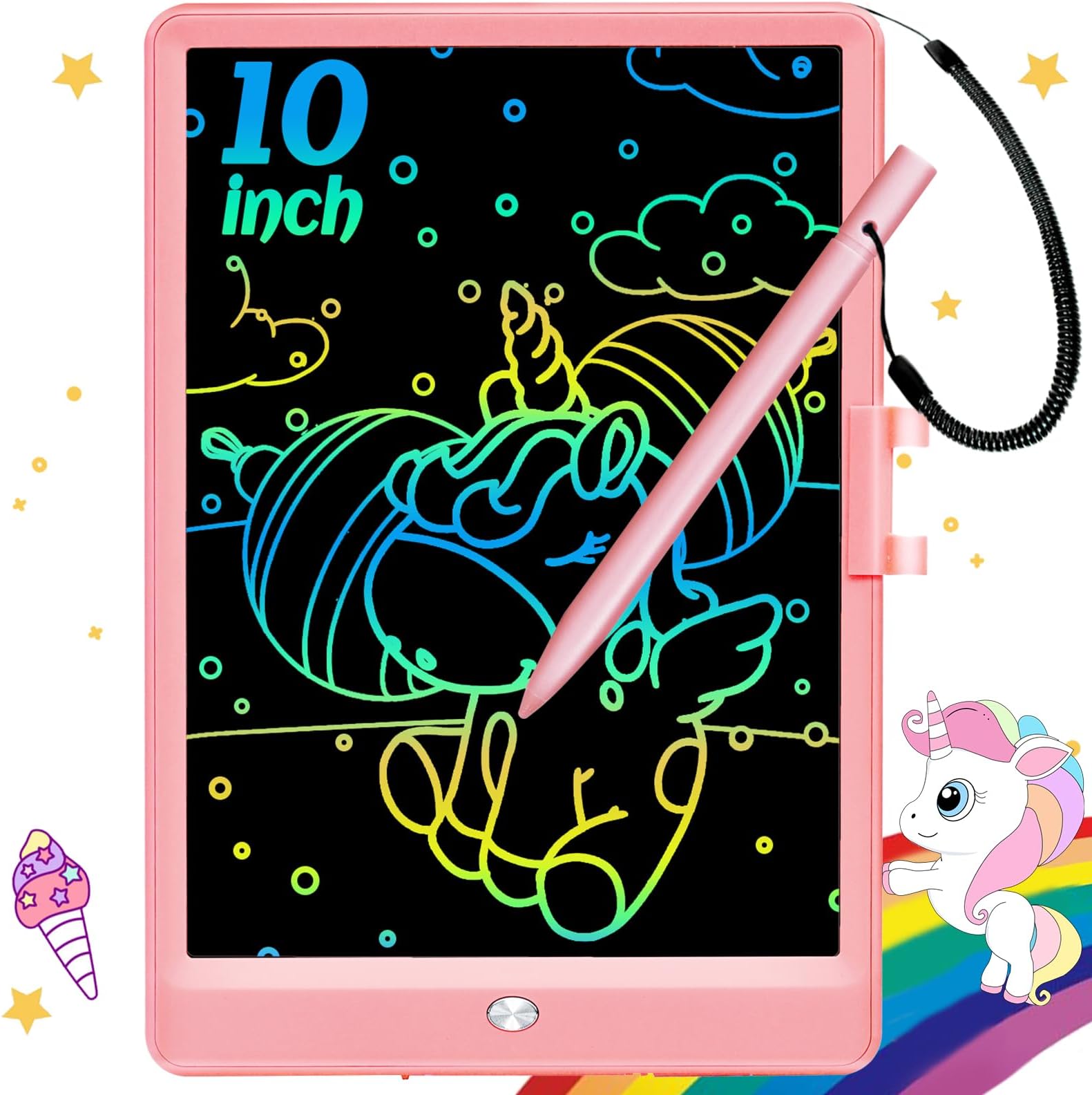 Amazon.com: LCD Writing Tablet Doodle Board: 10 Inch Colorful Drawing ...