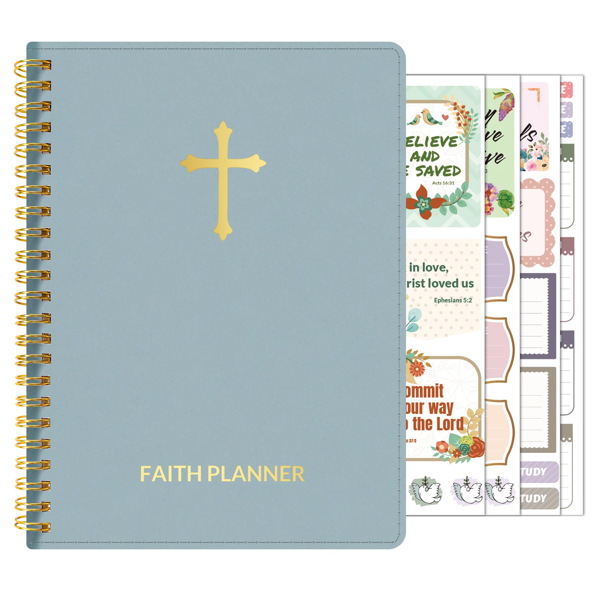 Snapklik.com : 2026 Christian Planner - 12 Month Bible Journal And ...