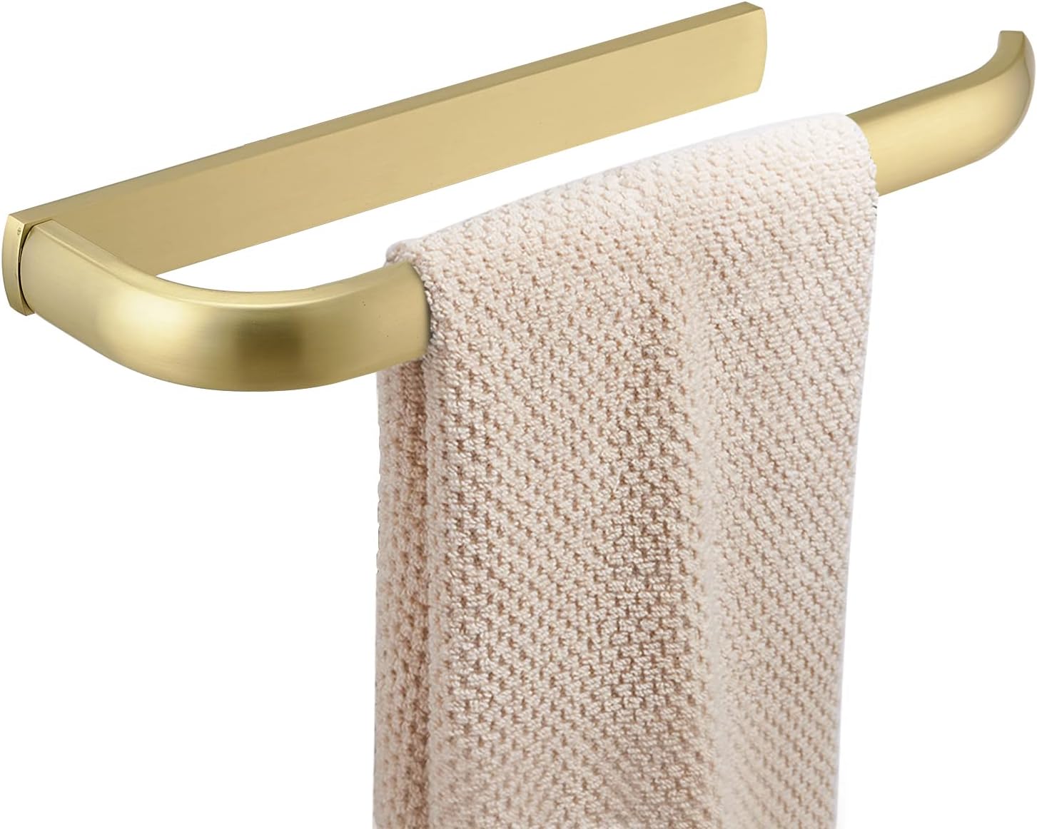 Amazon.com: BESy Brass Hand Towel Bar for Bathroom Brushed Gold ...