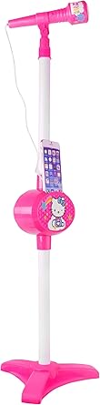 Sakar Hello Kitty Microphone with Stand - 19909 : Toys & Games