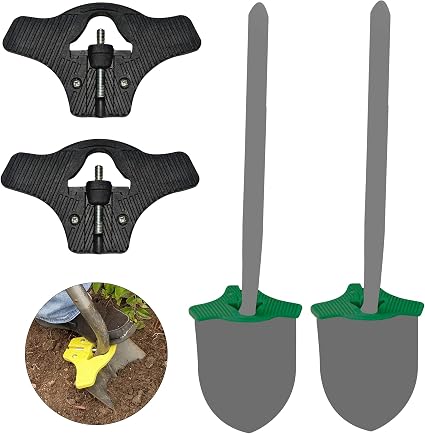 Amazon.com : Shovel Non-Skid Shovel Attachment -Set of 2 Sturdy & Heavy ...