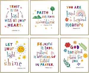 Amazon.com: Bible Verse Wall Art, Christian Scripture Poster, Psalms ...