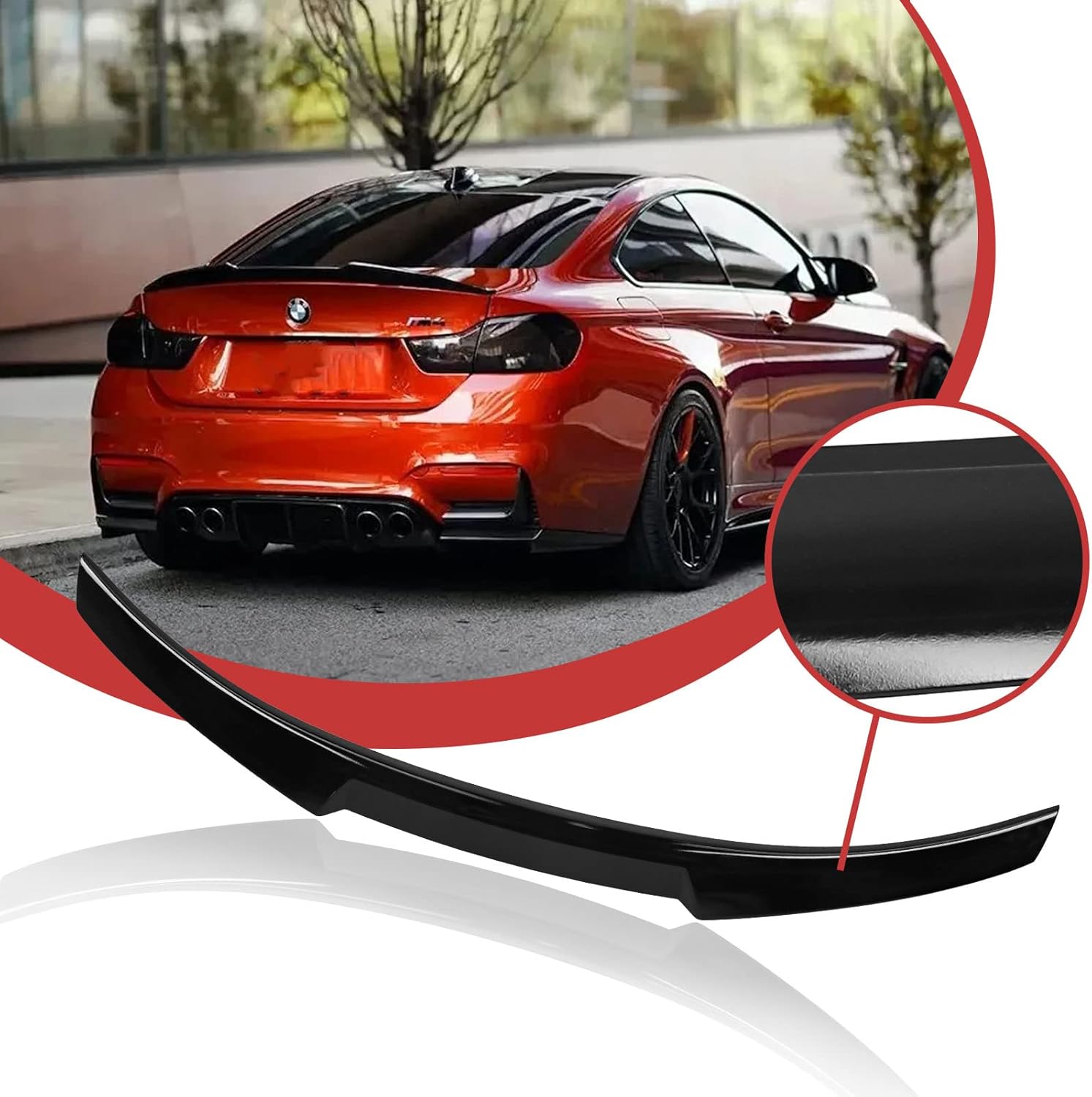 Amazon.com: Auraroad Rear Spoiler Wing Compatible with 2007-2013 E92 3 ...