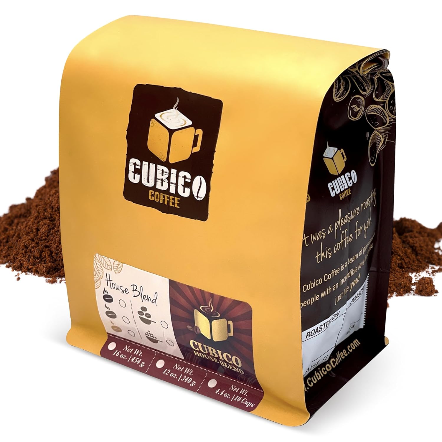 Amazon.com : House Coffee, Ground Coffee, Premium House Blend Fresh ...