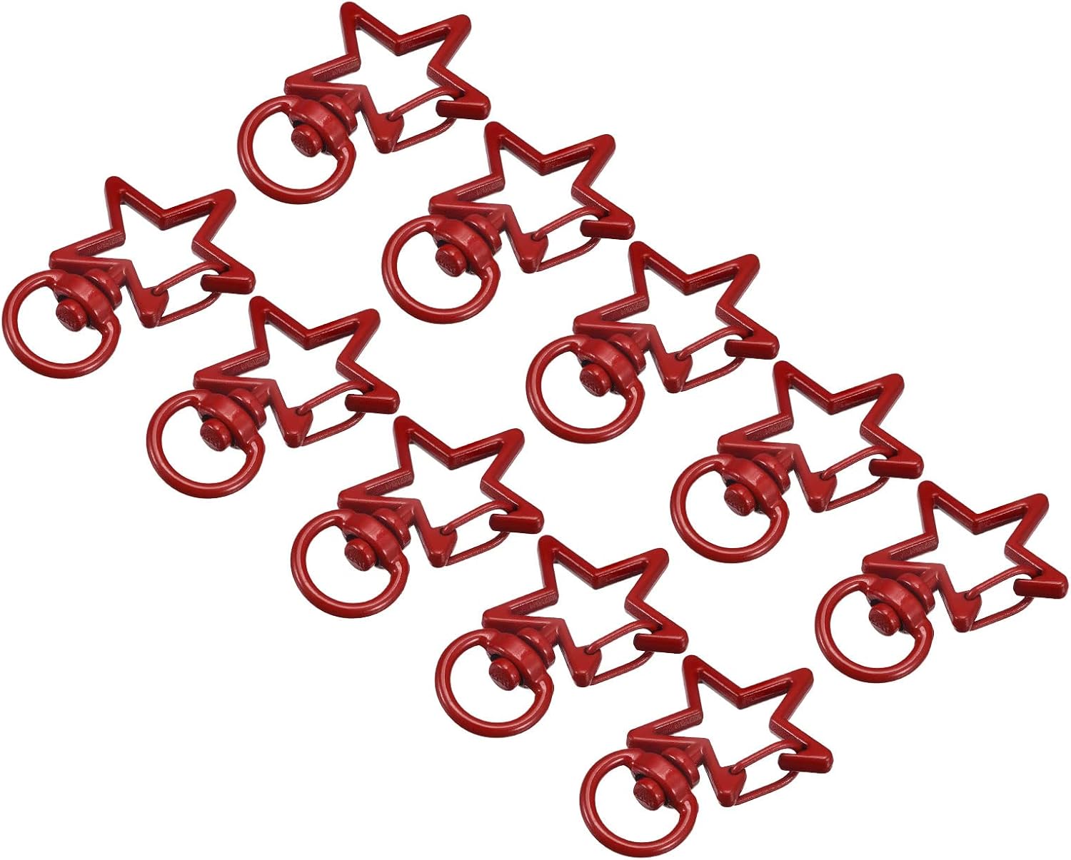 Amazon.com: uxcell Swivel Clasps Snap Hook, Star Shape Colorful Lobster ...