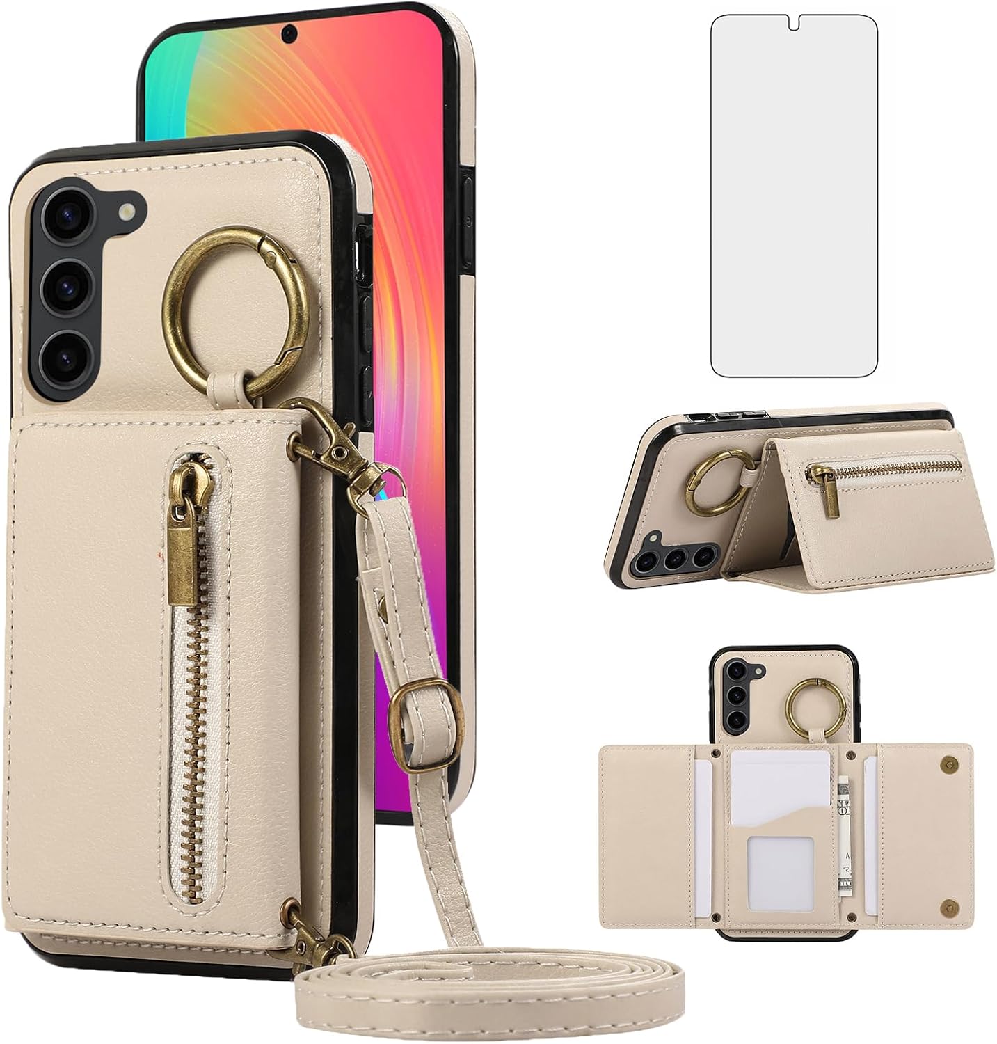 Amazon.com: Compatible with Samsung Galaxy S23 Plus S23+ 5G Wallet Case ...